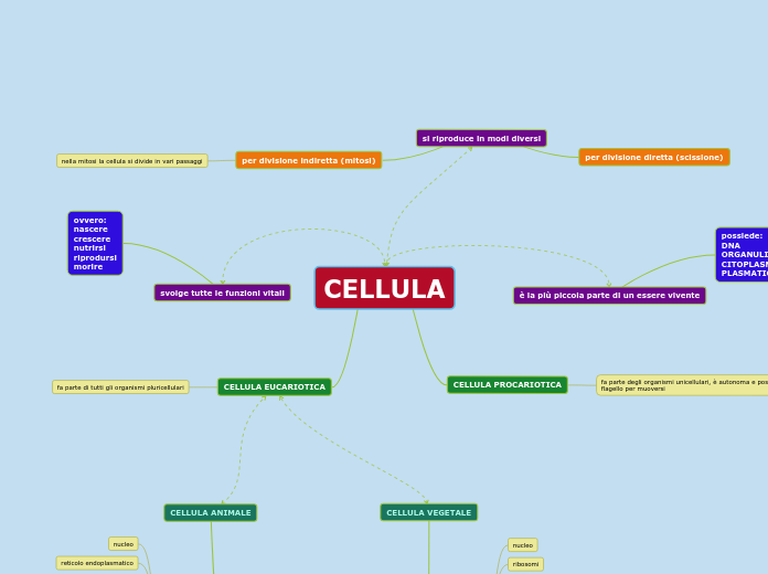 mappa cellula - Mind Map